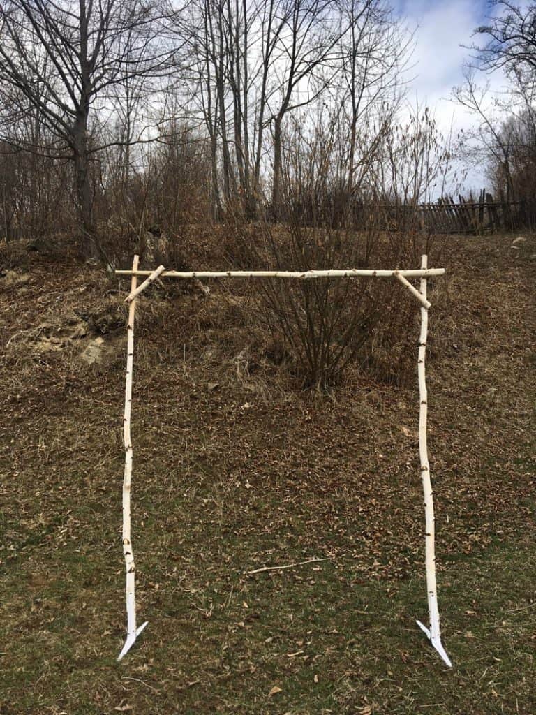 How to Find and Decorate the Birch Wedding Arch of Your Dreams