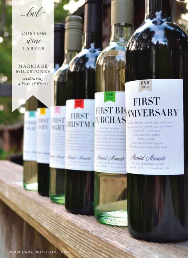 10 Brilliant A Year of Firsts Wedding Gift Ideas - LoveYouWedding