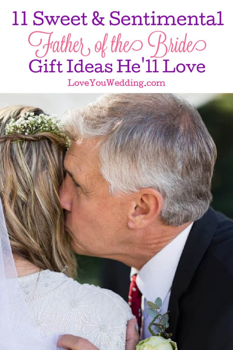 11 Sweet & Sentimental Father of the Bride Gifts That Will Melt His Heart