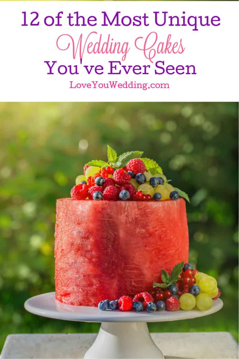 12 of the Most Unique Wedding Cakes You've Ever Seen