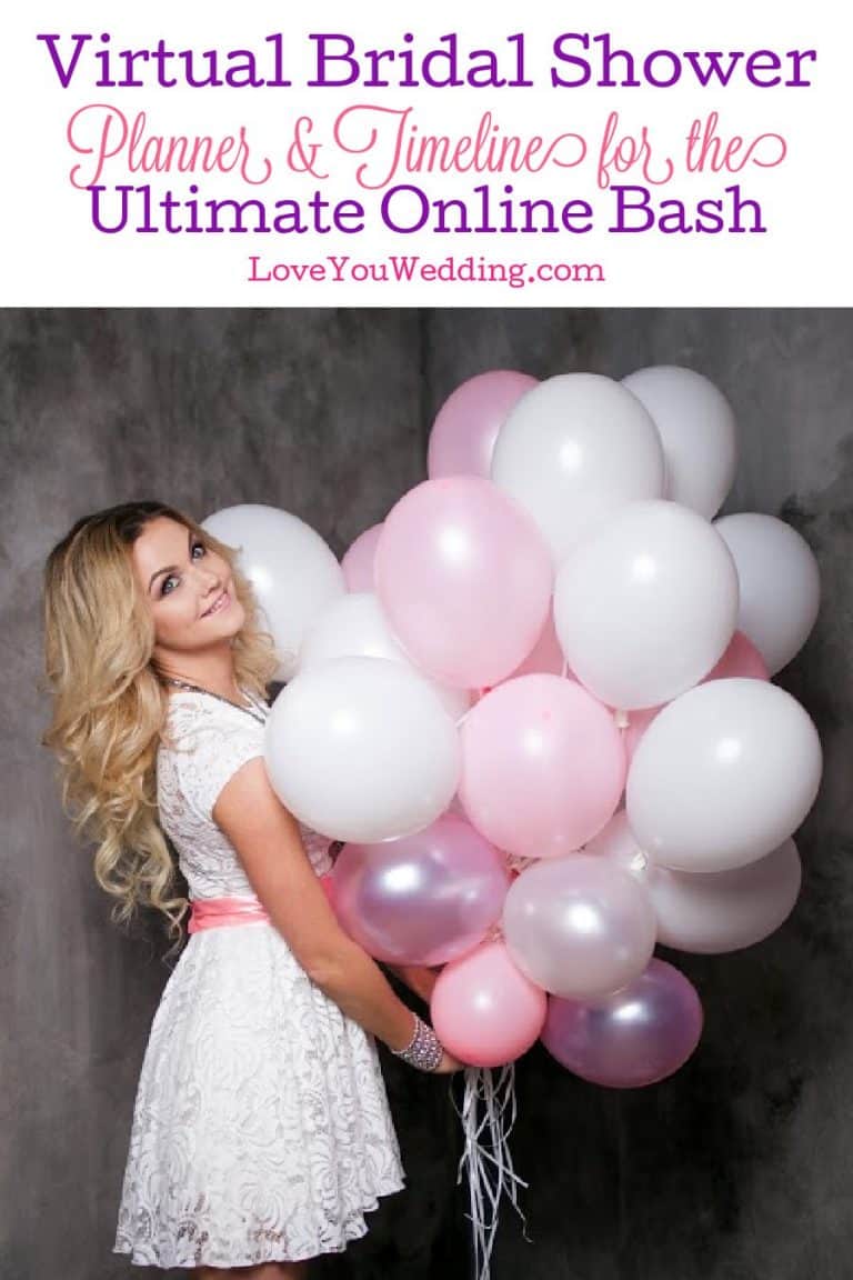 Virtual Bridal & Wedding Shower Planner & Timeline (with Free ...