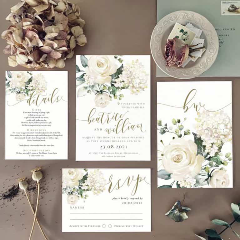 8 Creative Vintage Wedding Invitations