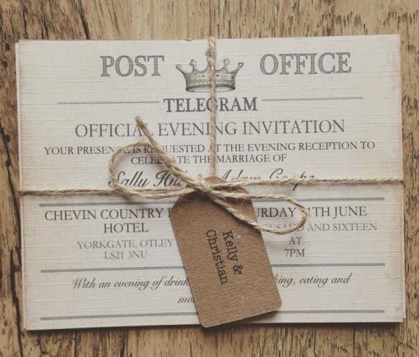 8 Creative Vintage Wedding Invitations
