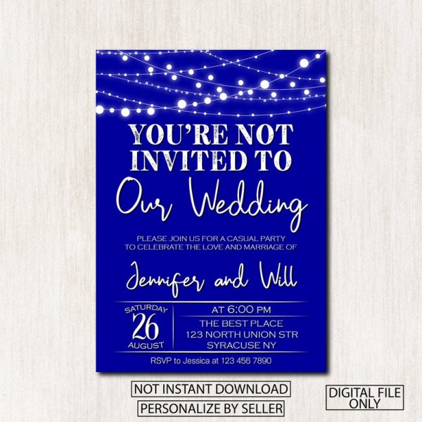 Elopement Party Invitations: 9 Precious Ideas for Your Big Day