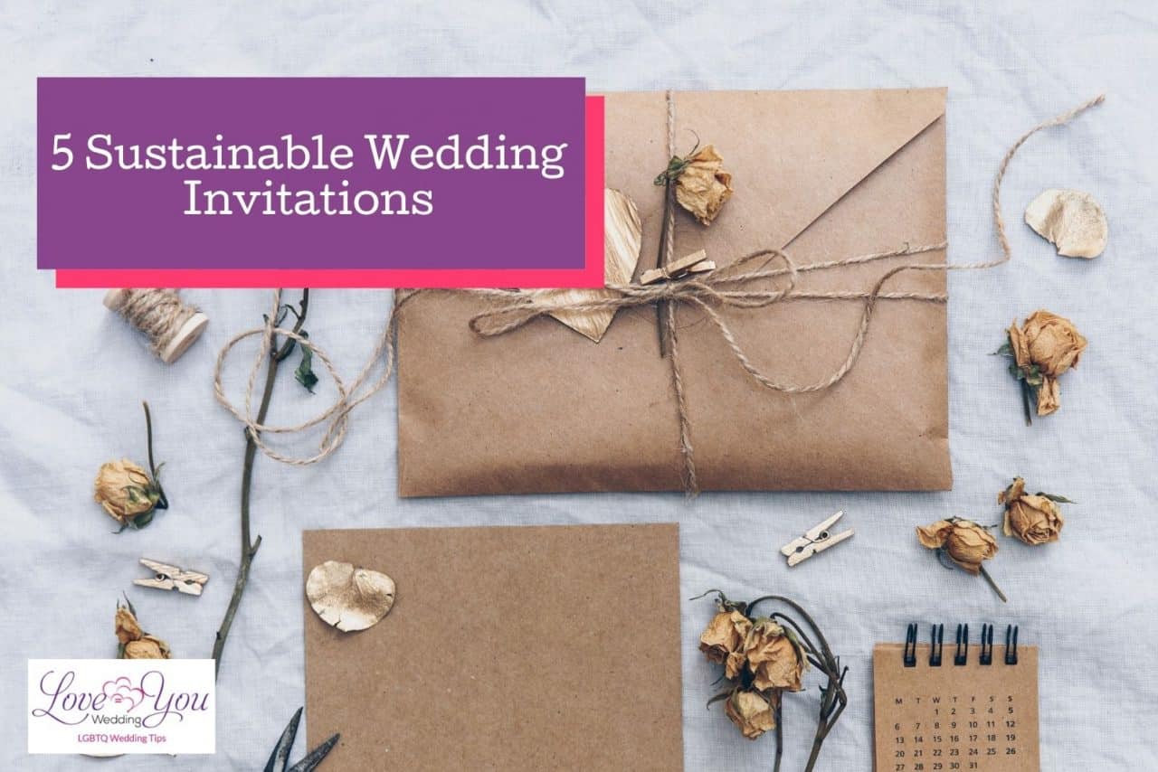 5 Eco-Friendly and Sustainable Wedding Invitations (2022 Review)