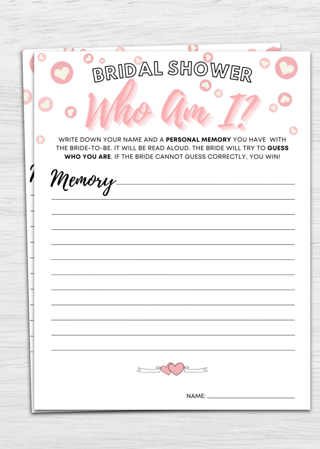 100+ Bridal Shower Game Questions ( FREE Printables)