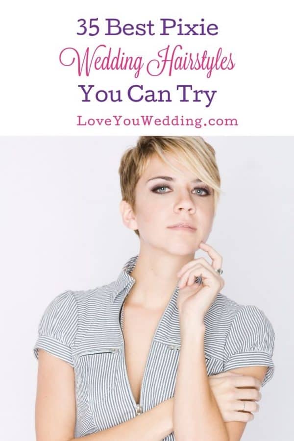 35 Best Pixie Cut Wedding Hairstyles You Can Try