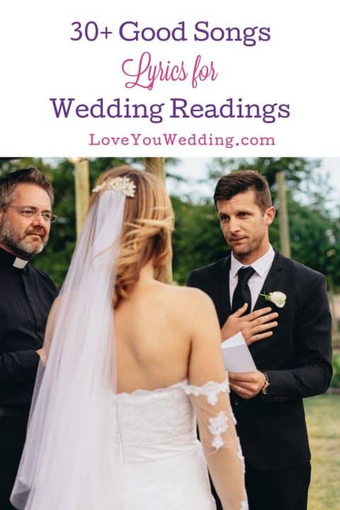30+ Great Wedding Vows Song Lyrics That'll Touch the Heart