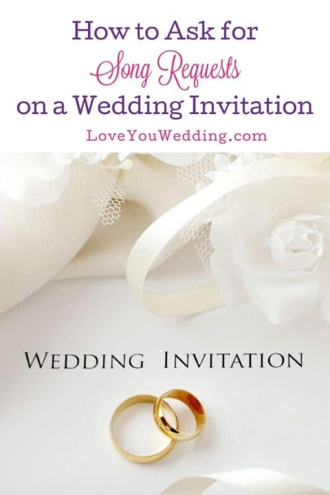 How to Ask For Song Requests on a Wedding Invitation