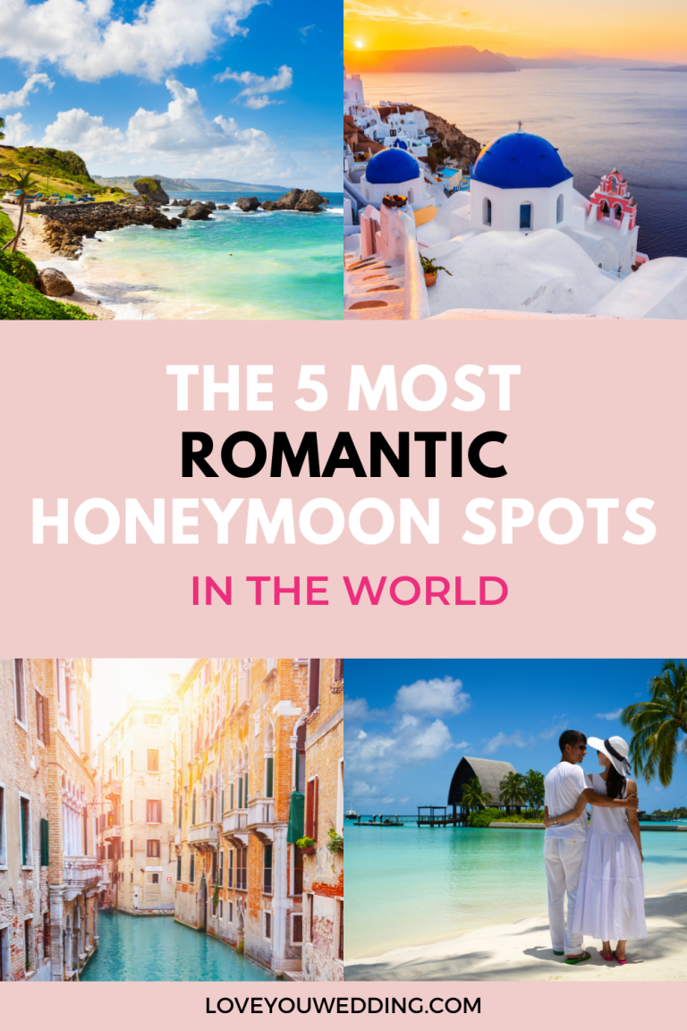 5 Most Romantic Honeymoon Destinations in the World