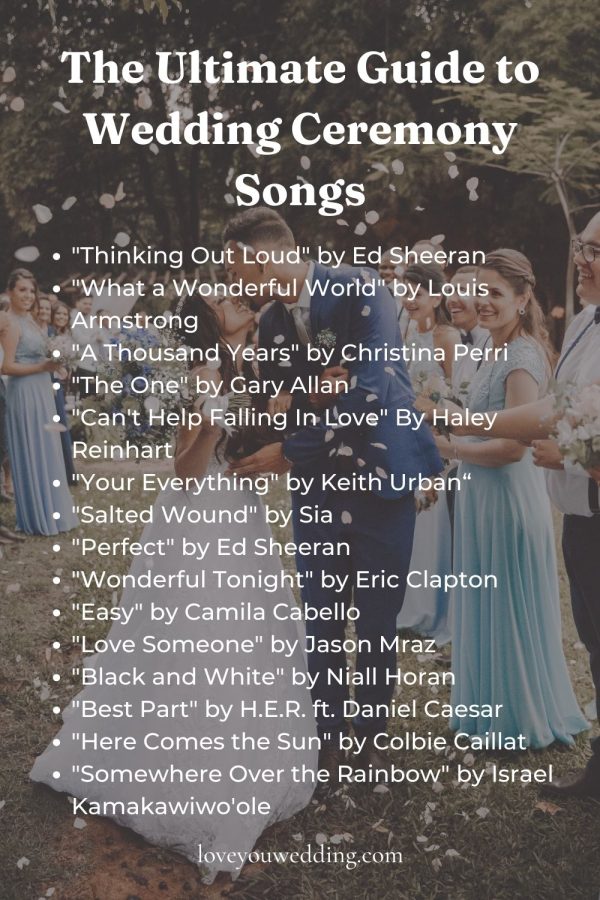 The Ultimate Wedding Ceremony Songs Of All Time - From Classic to ...