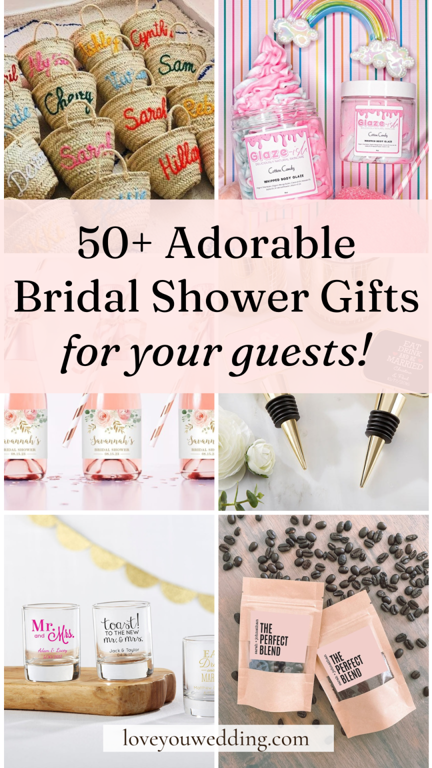 50 Brilliant Bridal Shower Gifts for Guests (Extensive List for 2024)