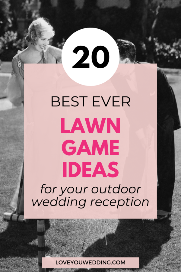 20 Must-Try Wedding Lawn Games for Your Big Day