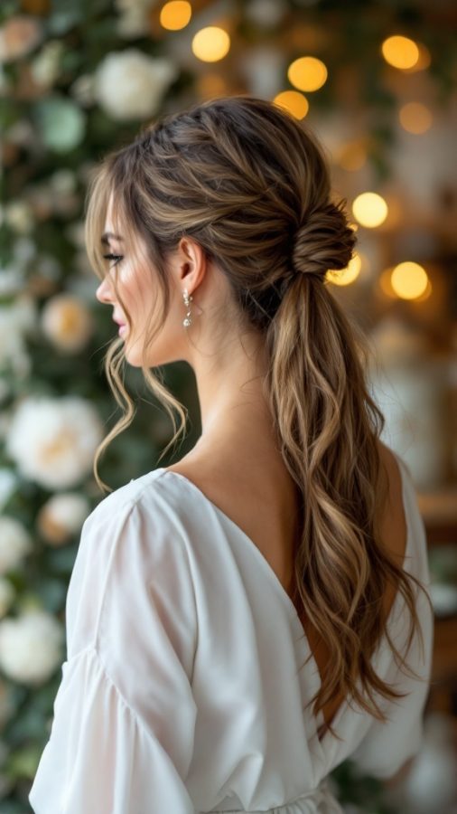 21 Stunning Bridesmaid Ponytail Hairstyles for Your Big Day