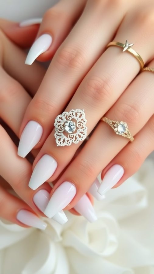 23 Simple Wedding Nail Designs for the Perfect Bride