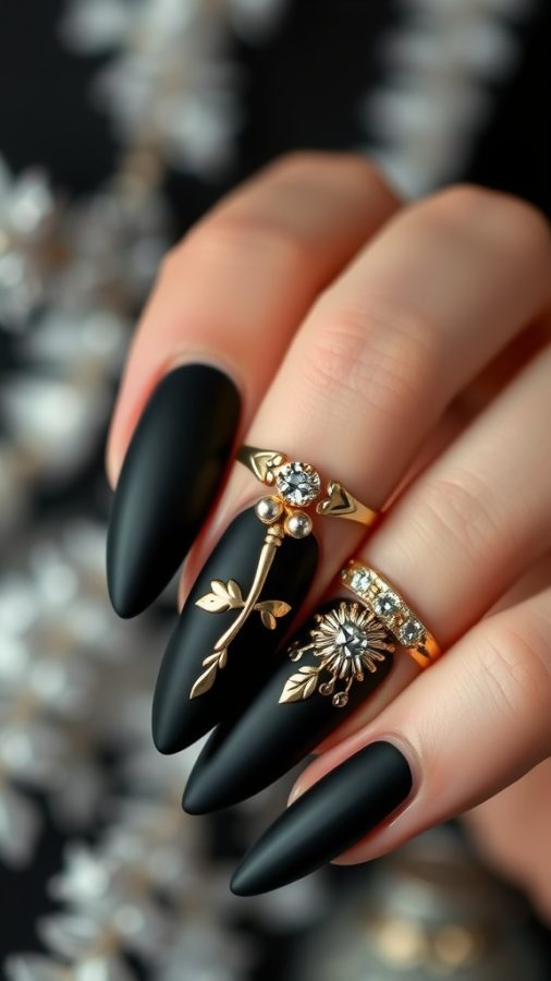 19 Stunning Square Wedding Nail Designs for Brides