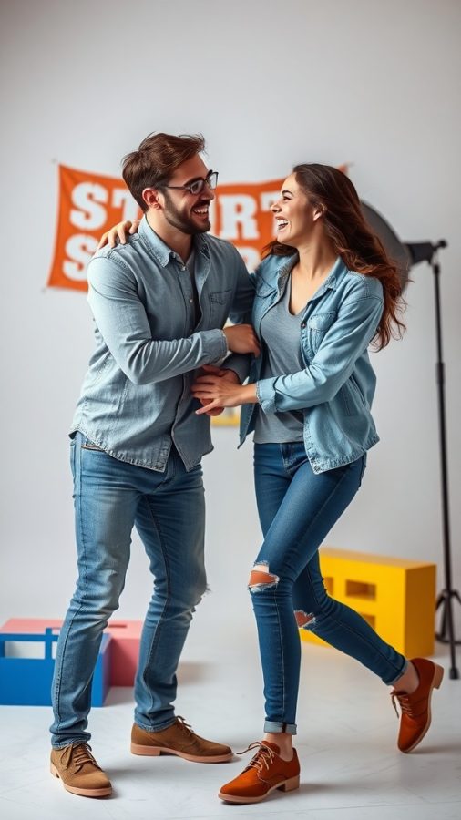 22 Creative Couple Photoshoot Ideas for the Perfect Studio Session
