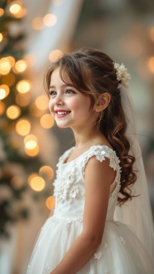 30 Gorgeous Wedding Hairstyles for Little Girls