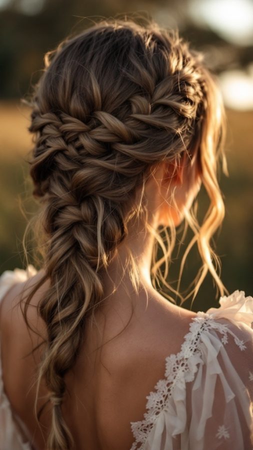 20 Stunning Half Up Half Down Braid Hairstyles for Bridesmaids