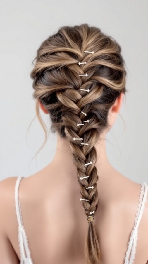 20 Stunning Half Up Half Down Braid Hairstyles for Bridesmaids