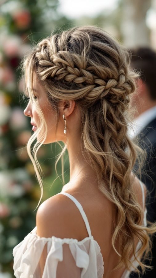 15 Stunning Braided Half-Up Bridesmaid Hairstyles for Your Special Day