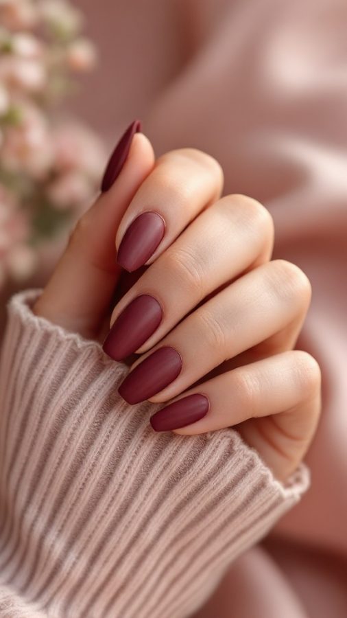 15 Stunning Burgundy Wedding Nail Ideas for Your Big Day