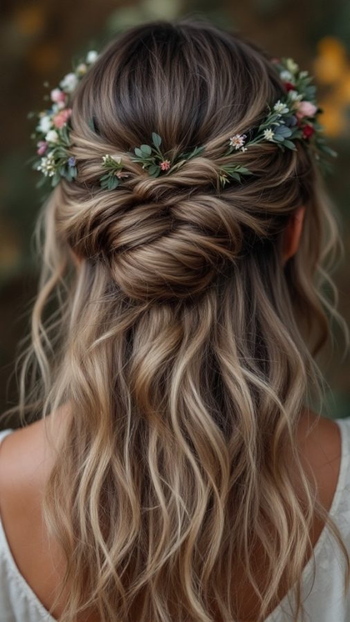 15 Gorgeous Half-Up Hairstyles for Bridesmaid Perfection
