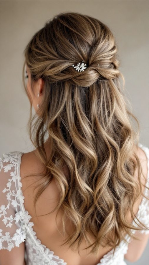 15 Stunning Boho Half Up Hairstyles For Bridesmaids
