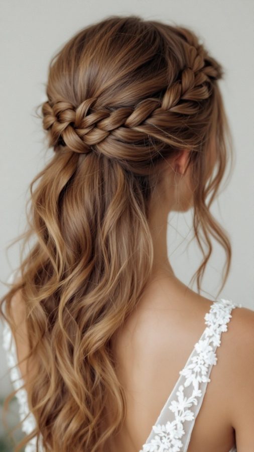 15 Stunning Half Up Half Down Wedding Hairstyles for Your Big Day