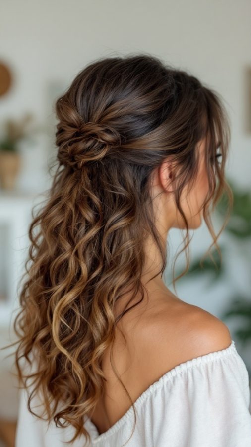 15 Stunning Half Up Half Down Curly Hairstyles You Need to Try