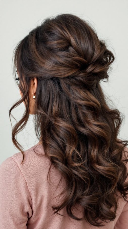 15 Stunning Side Part Half Up Half Down Hairstyles to Try