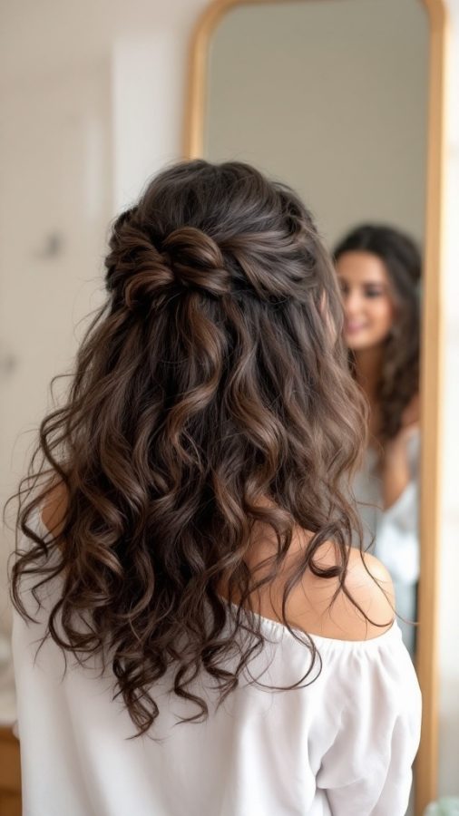 15 Stunning Half Up Half Down Curly Hairstyles You Need to Try