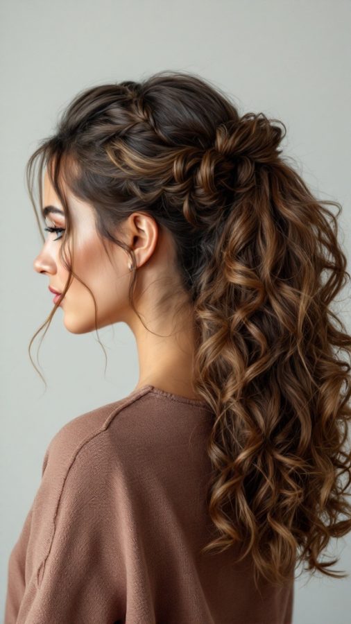 15 Stunning Half Up Half Down Curly Hairstyles You Need to Try