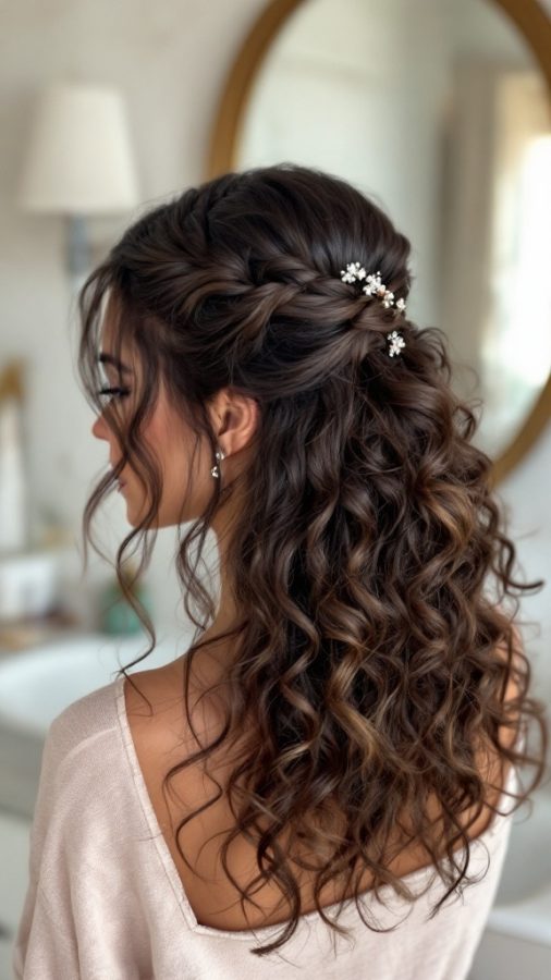15 Stunning Half Up Half Down Curly Hairstyles You Need to Try