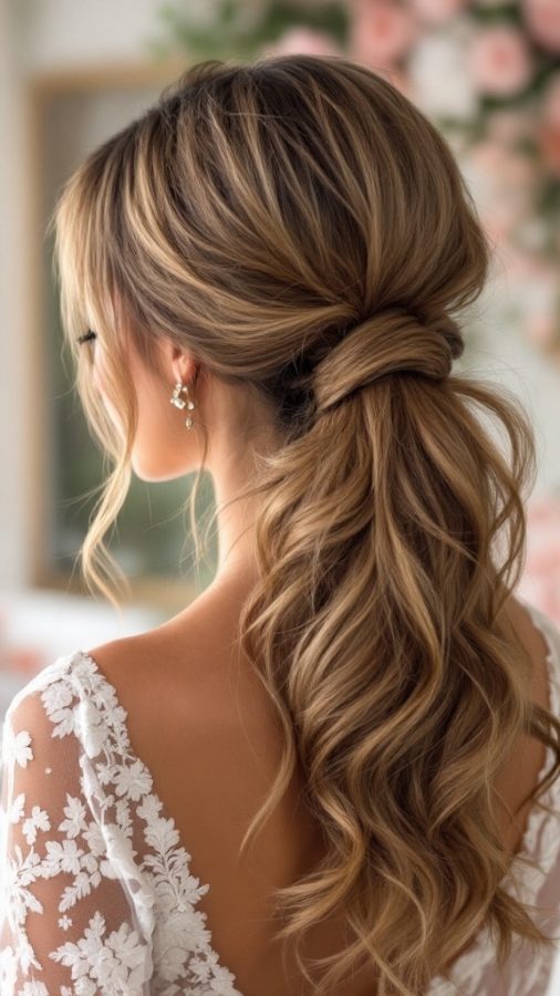 15 Stunning Side Ponytail Wedding Hairstyles You’ll Adore