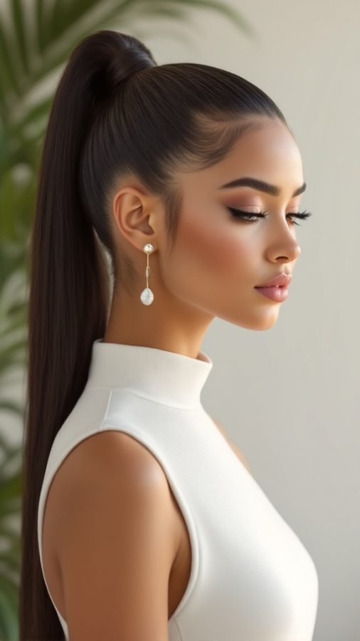 15 Stunning Hairstyles to Pair with High Neck Dresses