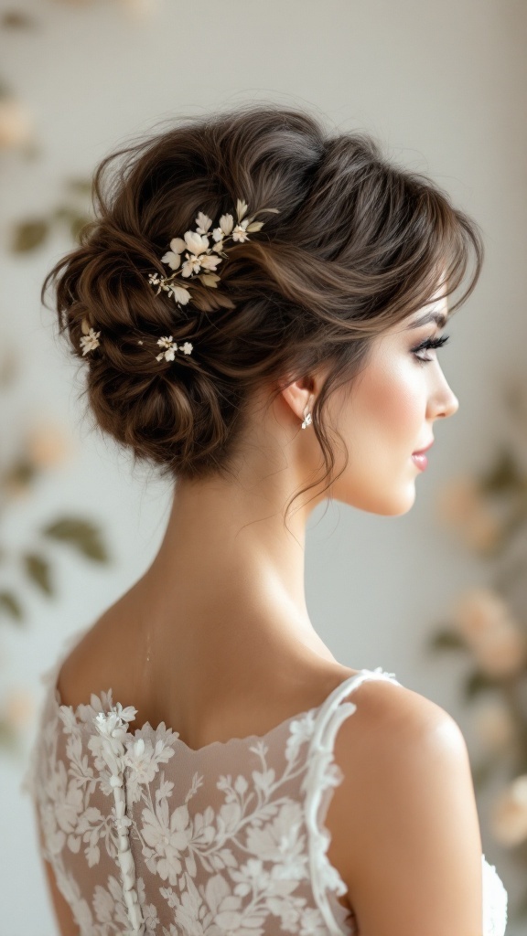 15 Stunning Updo Wedding Hairstyles for Short Hair