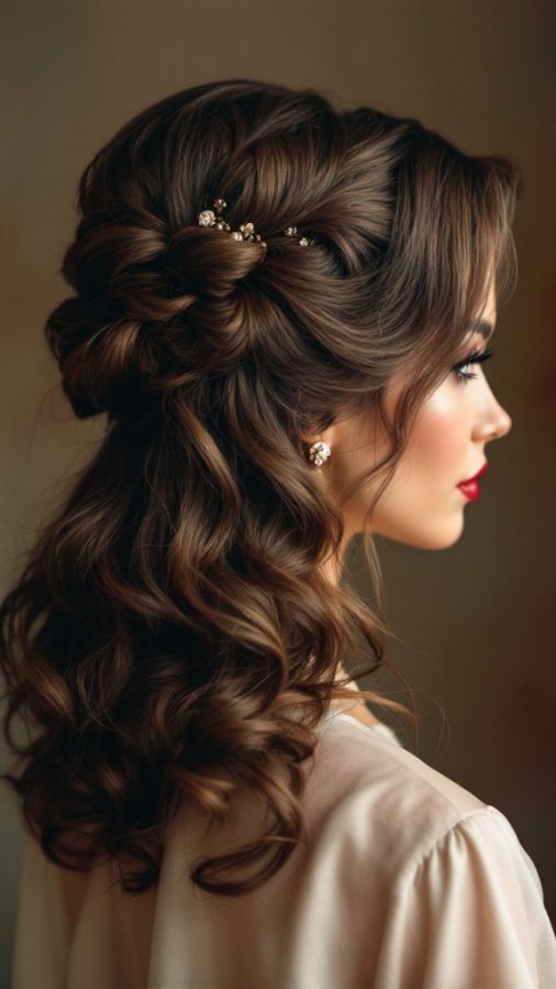 15 Stunning Half Updo Hairstyles for Every Occasion