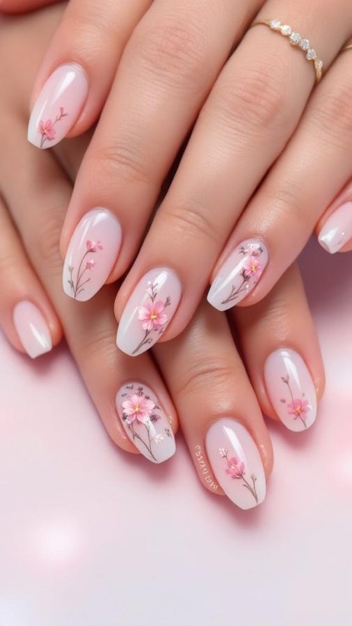 15 Stunning Milky Pink Nail Designs You’ll Love