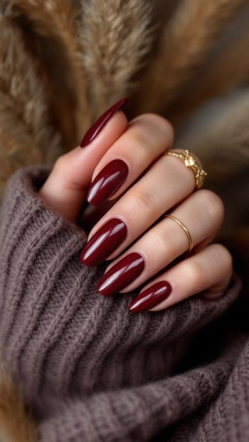 15 Stunning Dark Cherry Red Nail Designs to Try Today